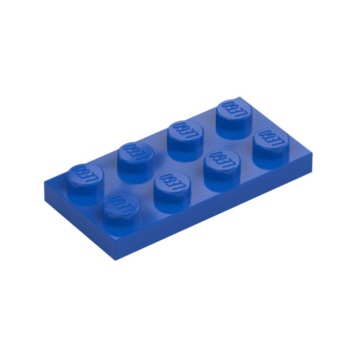 LEGO Blue Plate 2 x 4 (3020 / 5584) | Brick Owl - LEGO Marketplace