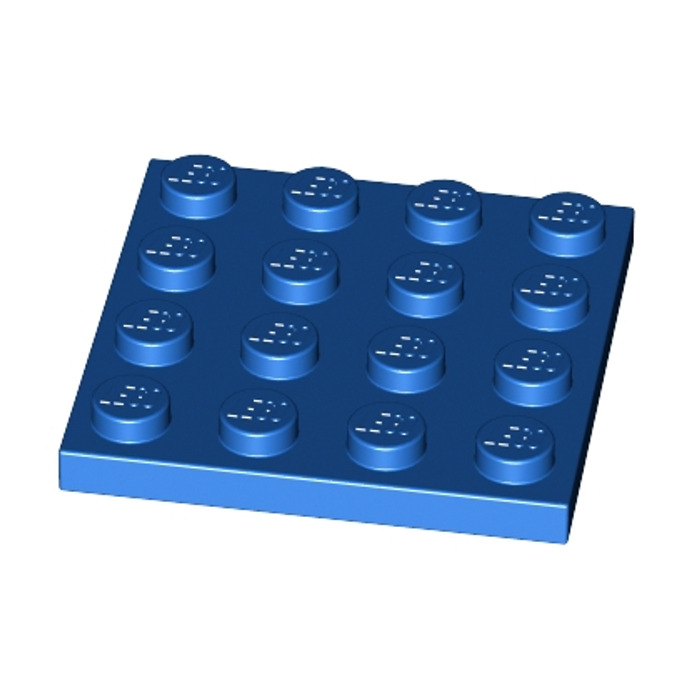 LEGO Blue Plate 4 x 4 (3031) | Brick Owl - LEGO Marketplace