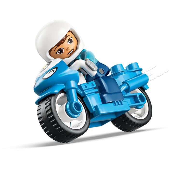 LEGO Blue Police Motorcycle Set 10471 | Brick Owl