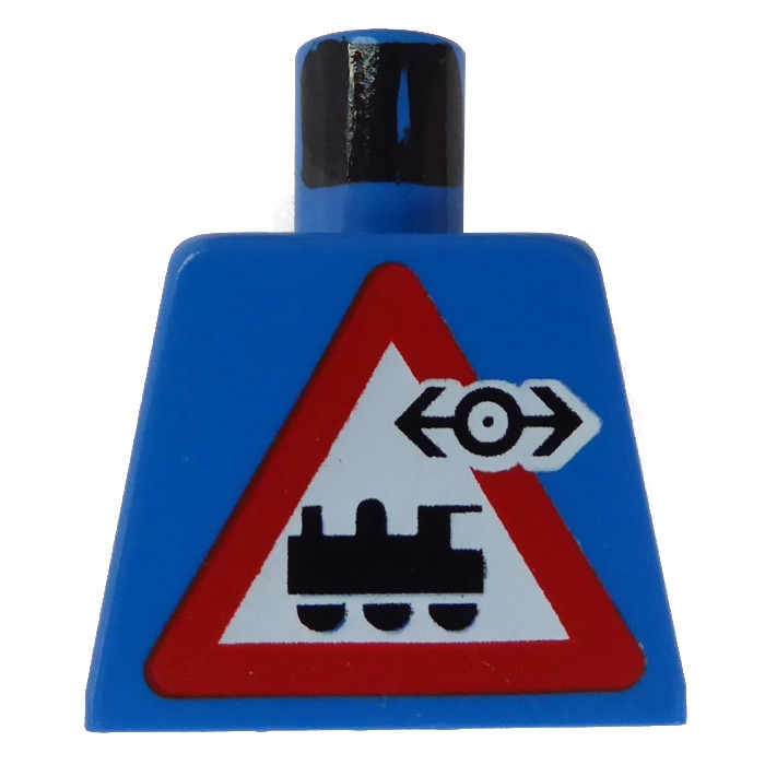 LEGO Blue Railway Employee 7 Torso without Arms (973) | Brick Owl ...