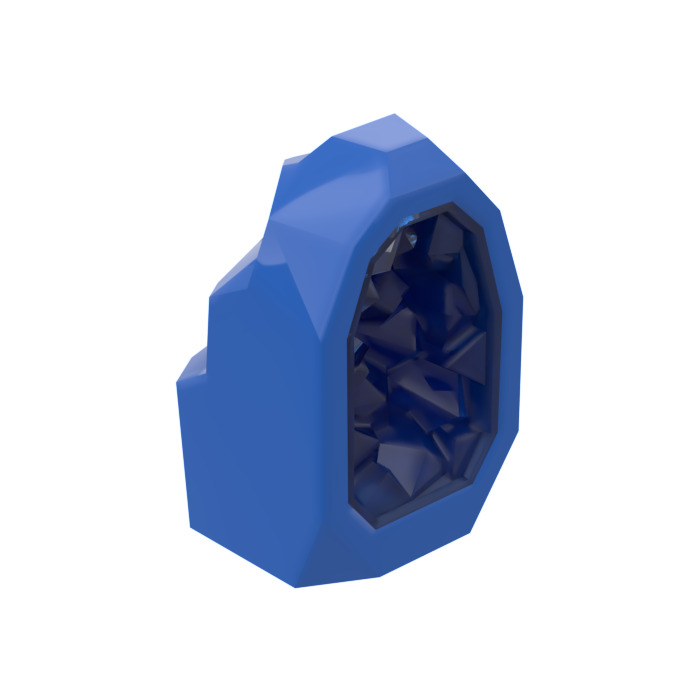LEGO Blue Rock 1 x 1 with Transparent Dark Blue Crystal (49656) | Brick ...