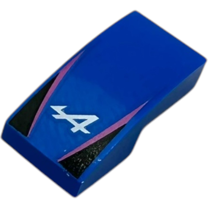 LEGO Slope 1 x 2 Curved with 'ALPINE' logo (3593 / 110840) | Brick Owl ...