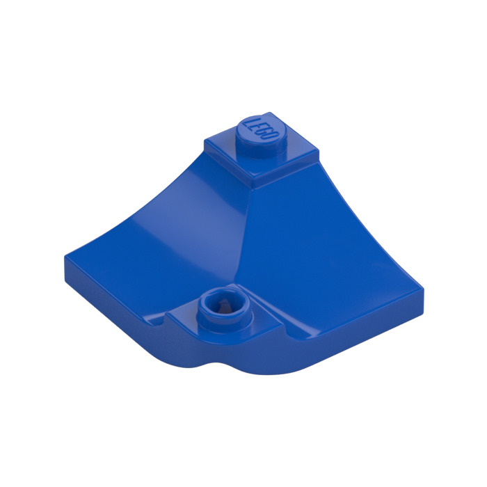 LEGO Blue Slope 1 x 3 x 3 Curved Corner Double (73682) | Brick Owl ...