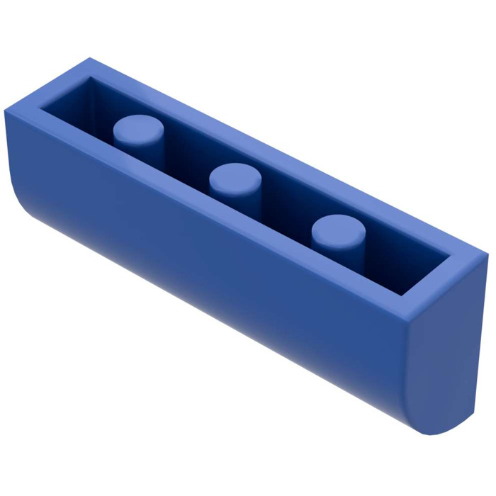 LEGO Blue Slope 1 x 4 x 1.3 Curved (6191 / 10314) | Brick Owl - LEGO ...