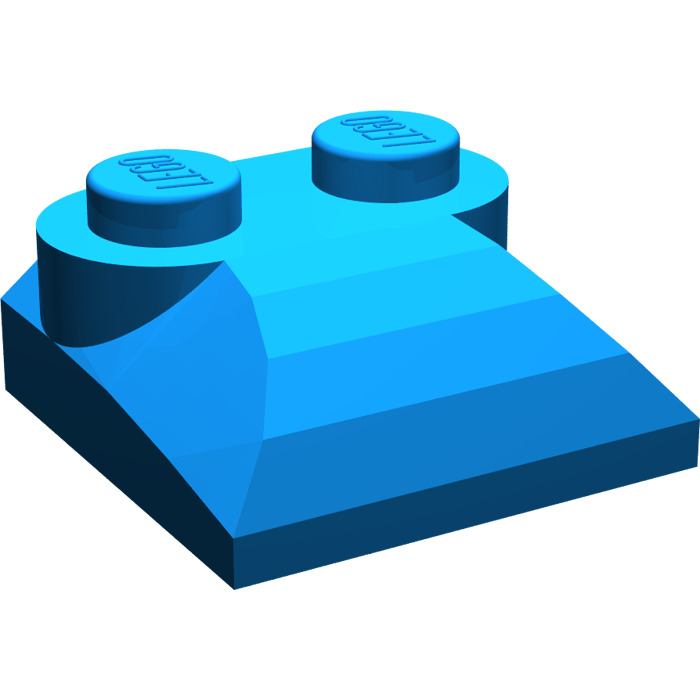 LEGO Blue Slope 2 x 2 Curved with Curved End (47457) | Brick Owl - LEGO ...