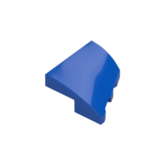 LEGO Blue Slope 2 x 2 x 0.6 Curved Angled Left (5095 / 118554) | Brick Owl