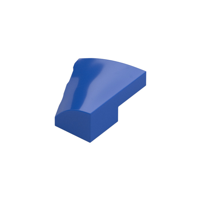 LEGO Blue Slope 2 x 2 x 0.6 Curved Angled Left (5095 / 118554) | Brick Owl