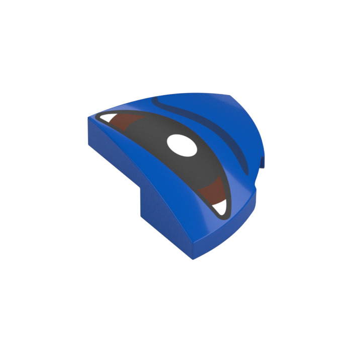 LEGO Slope 2 x 2 x 0.7 Curved Round Quarter with Cornish Pixie Eye ...