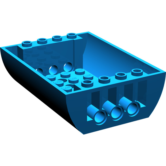 LEGO Blue Slope 6 x 8 x 2 Curved Inverted Double (45410) | Brick Owl ...