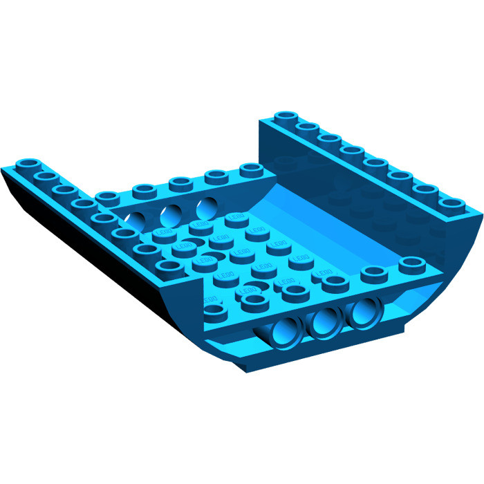 LEGO Blue Slope 8 x 8 x 2 Curved Inverted Double (54091) | Brick Owl ...