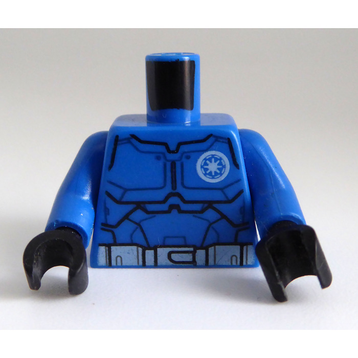 LEGO Blue Special Forces Clone Trooper Torso with Belt and Armor ...