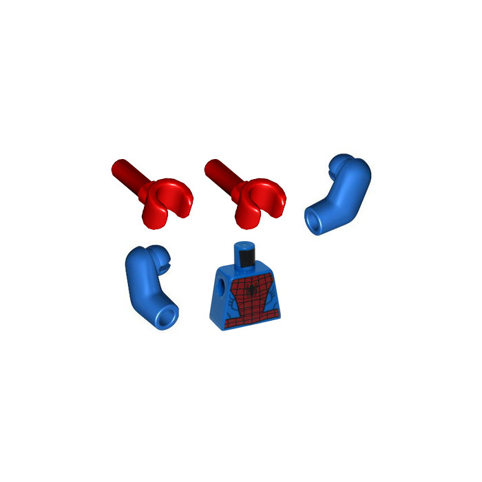 LEGO Blue Spider-Man Torso (76382 / 88585) | Brick Owl - LEGO Marketplace