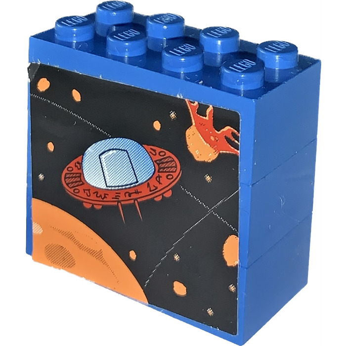 LEGO Stickered Assembly with UFO and Planet | Brick Owl - LEGO Marketplace