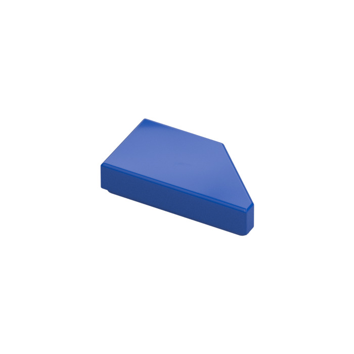 LEGO Blue Tile 1 x 2 45° Angled Cut Left (5091) | Brick Owl - LEGO ...
