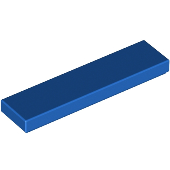 LEGO Blue Tile 1 x 4 (2431 / 35371) | Brick Owl - LEGO Marketplace