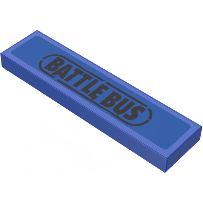 LEGO Tile 1 x 4 with ‘BATTLE BUS’ Sticker (2431) | Brick Owl - LEGO ...
