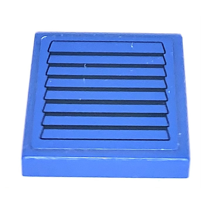 LEGO Tile 2 x 2 with Vent 3181 Sticker with Groove (3068) | Brick Owl ...