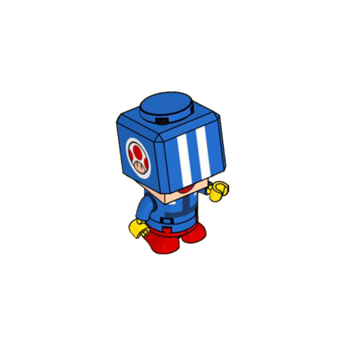 LEGO Blue Toad - Pit Crew Uniform Minifigure | Brick Owl - LEGO Marketplace