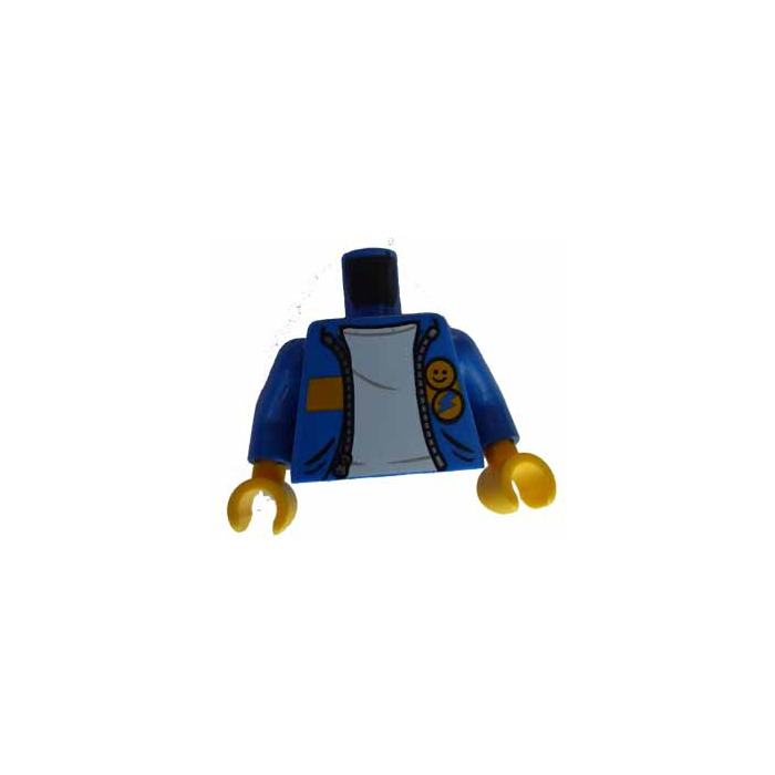 LEGO Blue Torso with Yellow Stripe (Urban Jay) (973 / 76382) | Brick ...