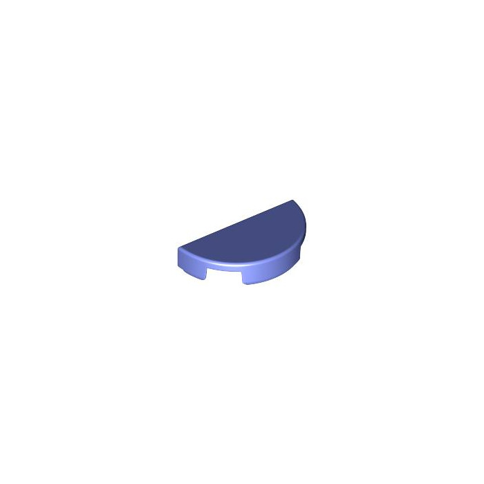 LEGO Blue Violet Tile 1 x 2 Half Circle (1748) | Brick Owl