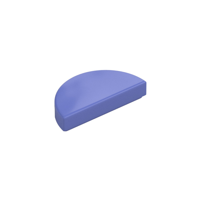 LEGO Blue Violet Tile 1 x 2 Half Circle (1748) | Brick Owl