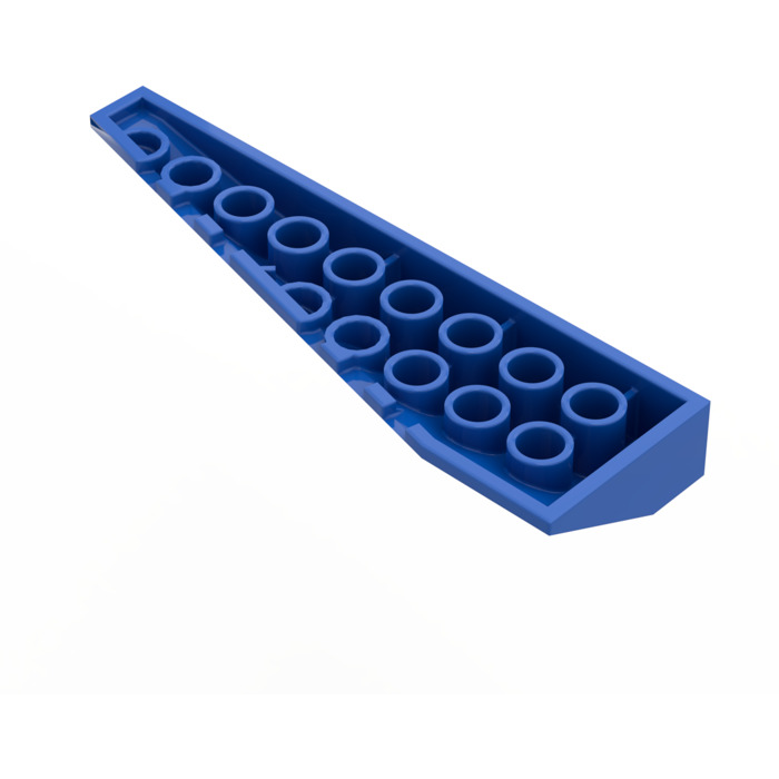 LEGO Blue Wedge 10 x 3 x 1 Double Rounded Right (50956 / 118557 ...
