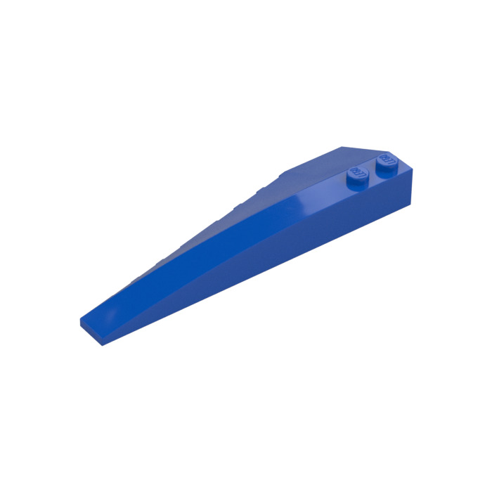 LEGO Blue Wedge 10 x 3 x 1 Double Rounded Right (50956 / 118557 ...