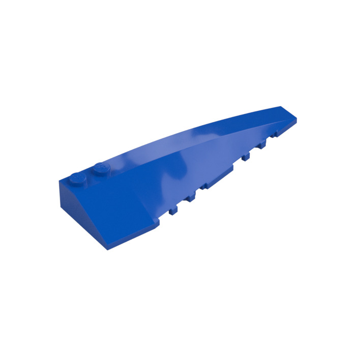 LEGO Blue Wedge 10 x 3 x 1 Double Rounded Right (50956 / 118557 ...