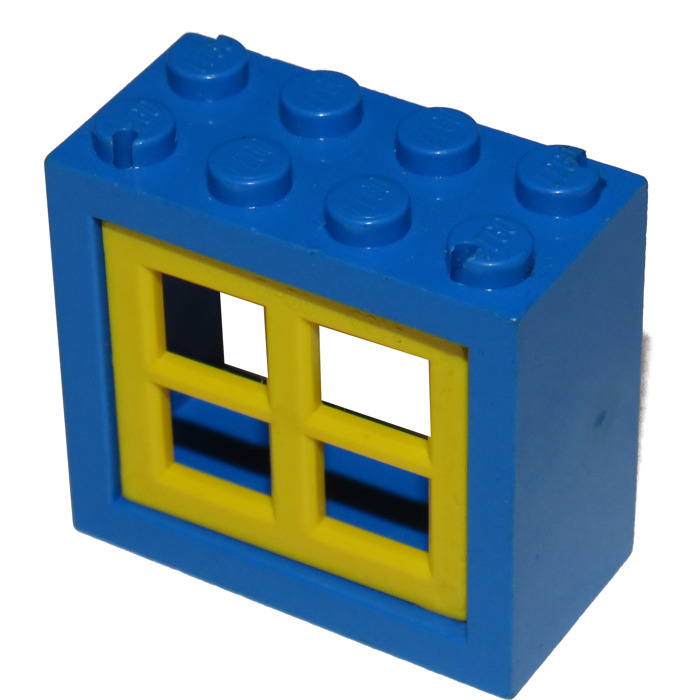 LEGO Window 2 x 4 x 3 with Yellow Pane (73148) | Brick Owl - LEGO ...
