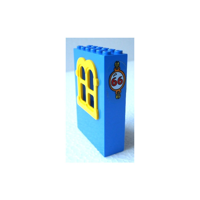 LEGO Window 2 x 6 x 7 with 66 Sticker (73221) | Brick Owl - LEGO ...