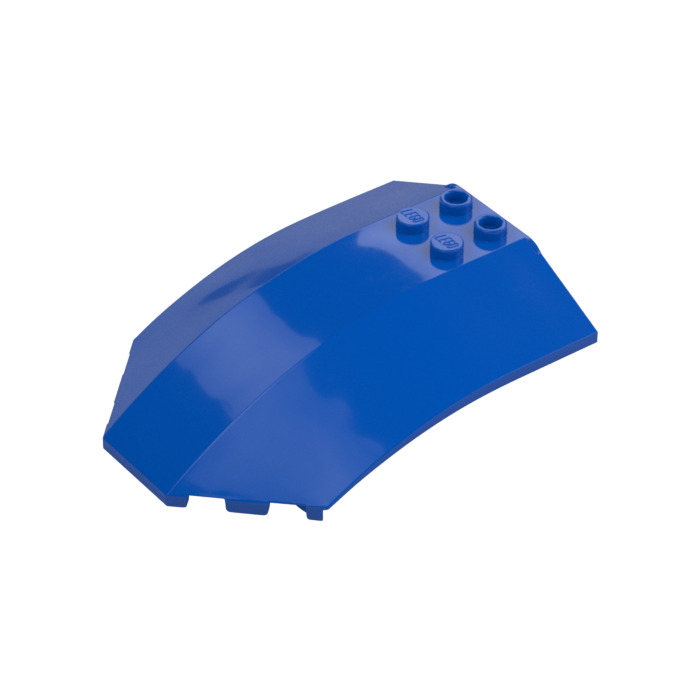 LEGO Blue Windscreen 6 x 8 x 2 Curved (40995 / 41751) | Brick Owl