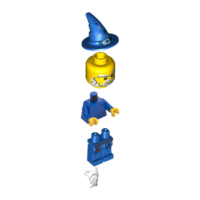 LEGO Blue Wizard Minifigure | Brick Owl - LEGO Marketplace