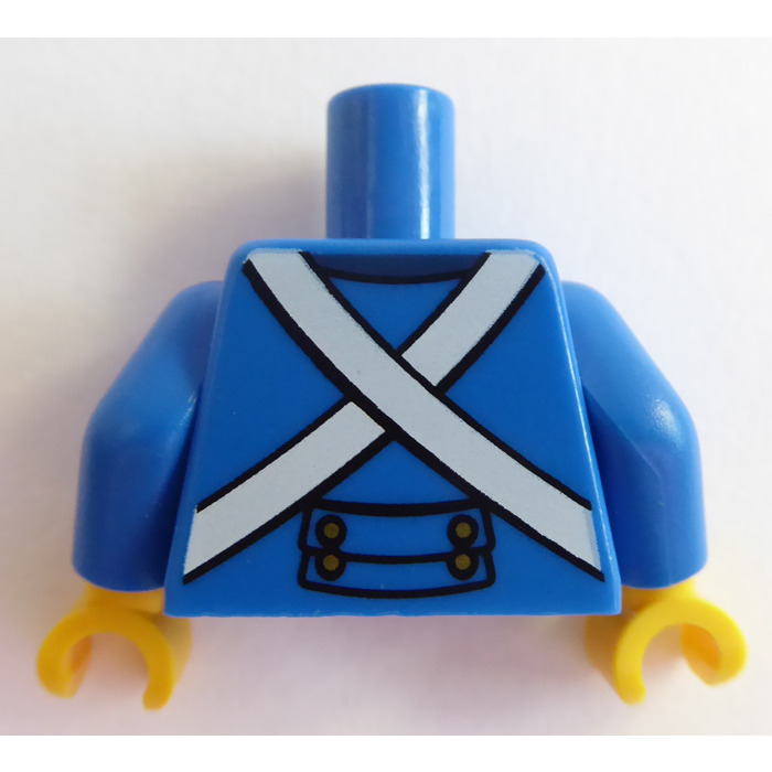 LEGO Bluecoat Soldier Minifig Torso (973 / 76382) | Brick Owl - LEGO ...