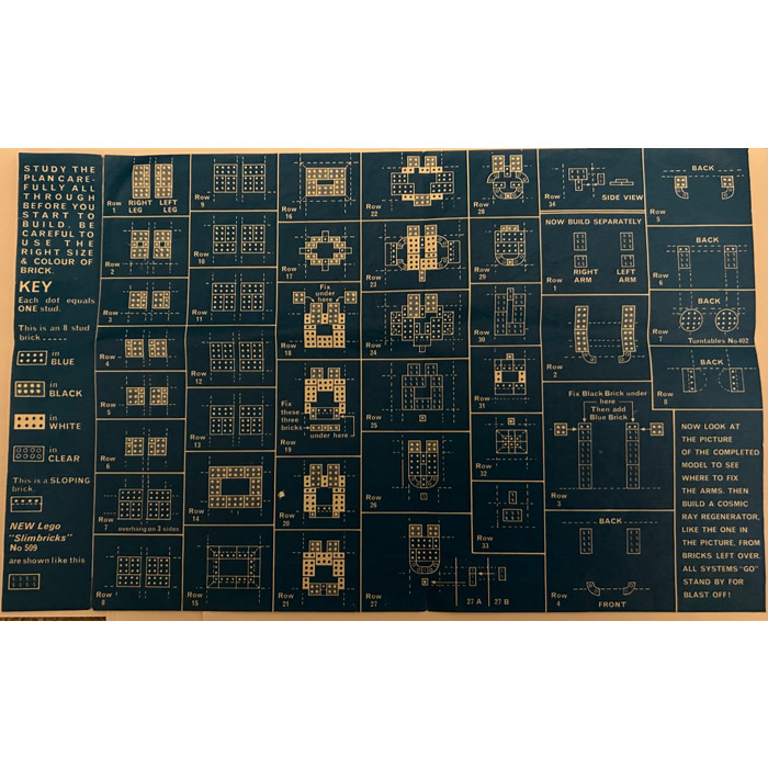 LEGO Blueprint astronaut no4 | Brick Owl