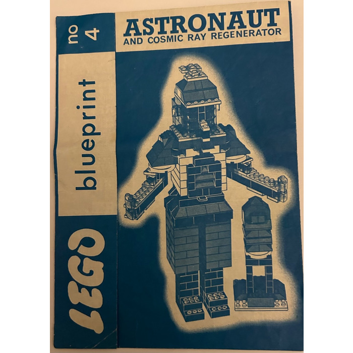 LEGO Blueprint astronaut no4 | Brick Owl - LEGO Marketplace