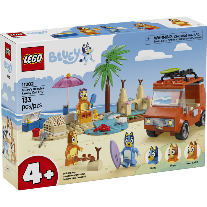 LEGO Bluey's Beach & Family Car Trip Set 11202 | Brick Owl - LEGO ...