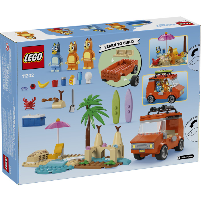 LEGO Bluey's Beach & Family Car Trip Set 11202 | Brick Owl - LEGO ...