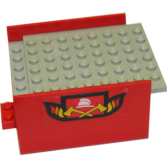 LEGO Boat Section 6 x 8 Middle with Gray Deck | Brick Owl