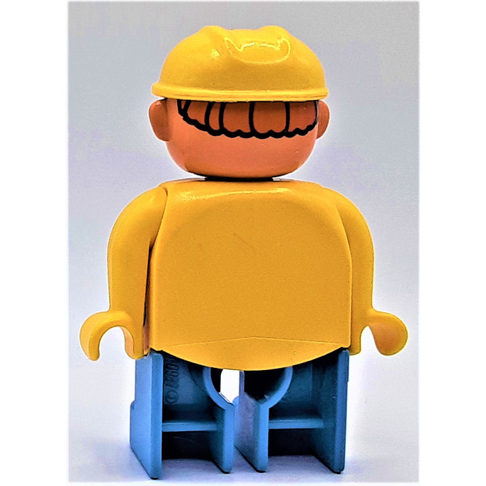 LEGO Bob the Builder with Overalls and Yellow Top Duplo Figure | Brick ...