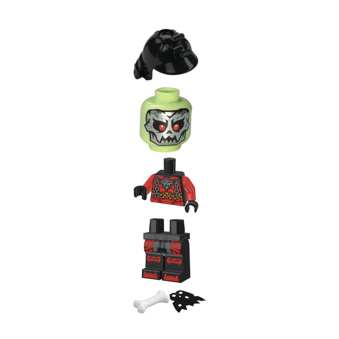 LEGO Bone King with Small Bone and Cape Minifigure | Brick Owl - LEGO ...