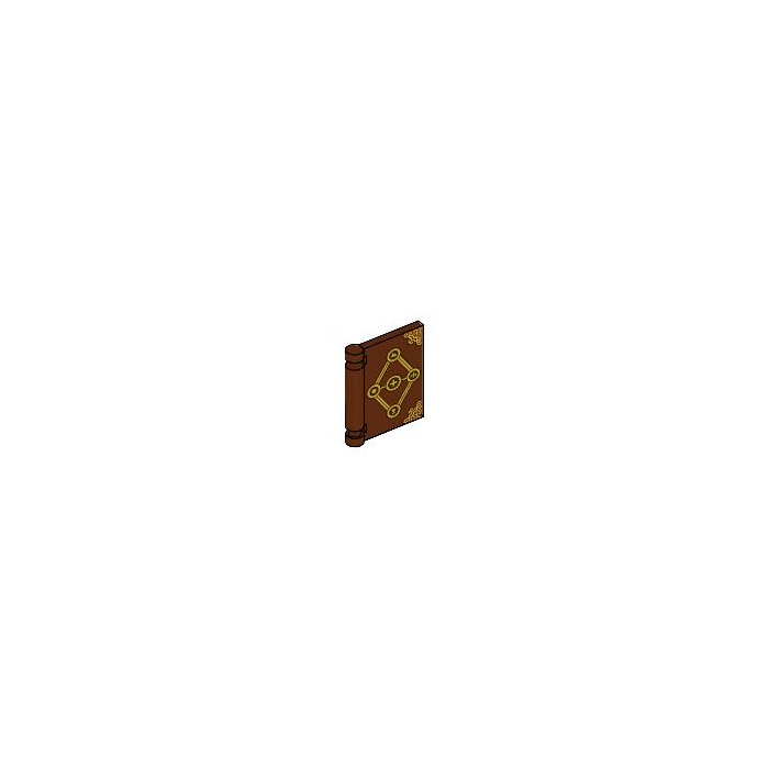 LEGO Book Cover with Gold Diamond, Runes and Corners (24093 / 108195 ...