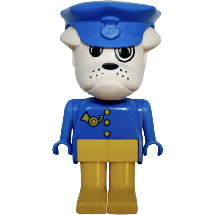 LEGO Boris Bulldog with Postman Uniform Fabuland Figure | Brick Owl