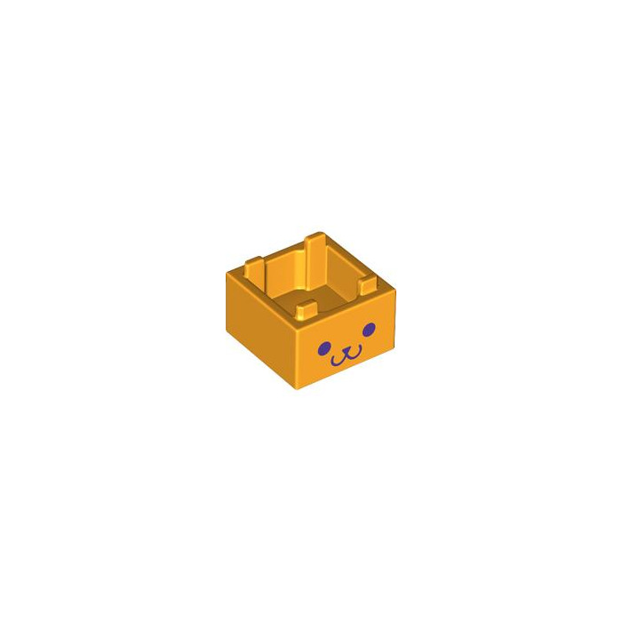 LEGO Box 2 x 2 x 1 with Smiling Face (2821 / 104482) | Brick Owl - LEGO ...