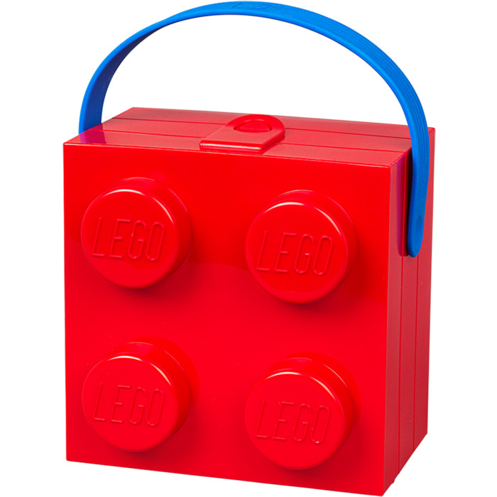 LEGO Box with Handle Red (5007269) | Brick Owl - LEGO Marketplace