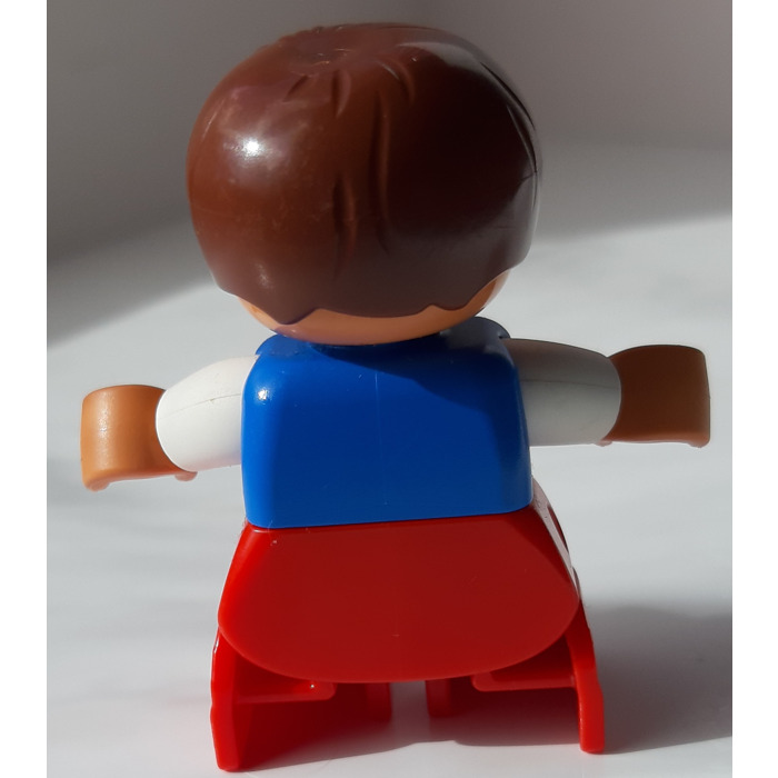 LEGO Boy with Blue Top with Red Car Duplo Figure | Brick Owl