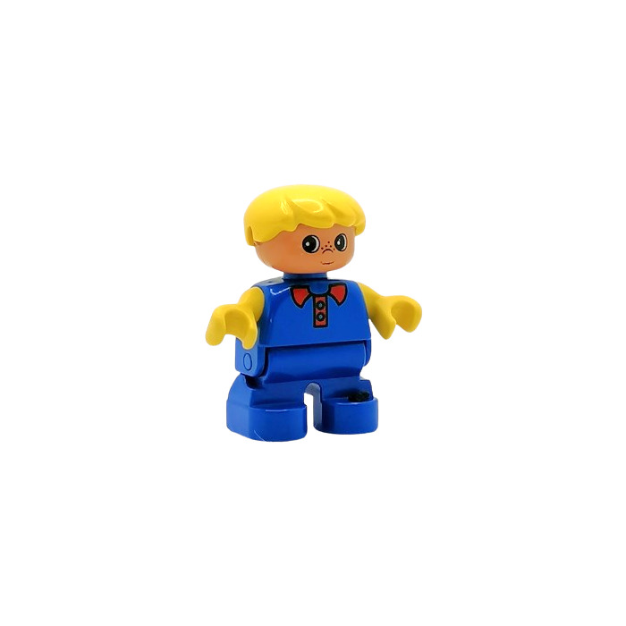 LEGO Boy with Blue Top with Red Collar Duplo Figure | Brick Owl - LEGO ...