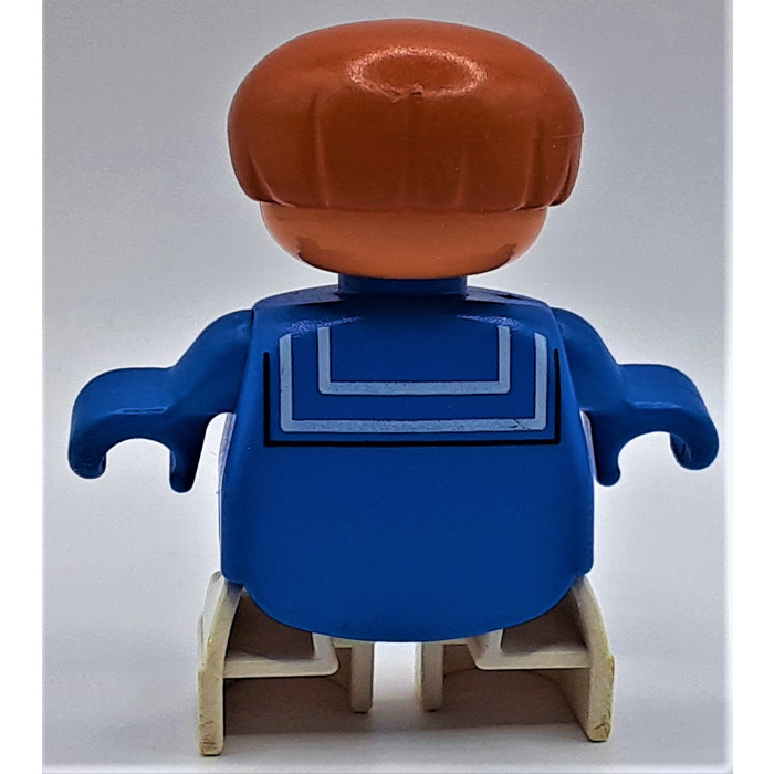 LEGO Boy with Blue Top with Stripy Collar Duplo Figure | Brick Owl ...