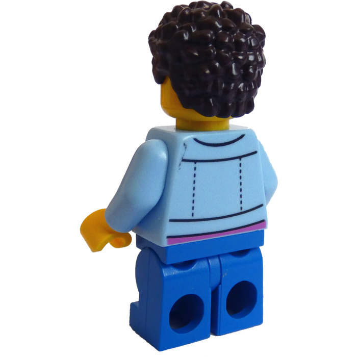 LEGO Boy with Denim Jacket over Record Top Minifigure | Brick Owl