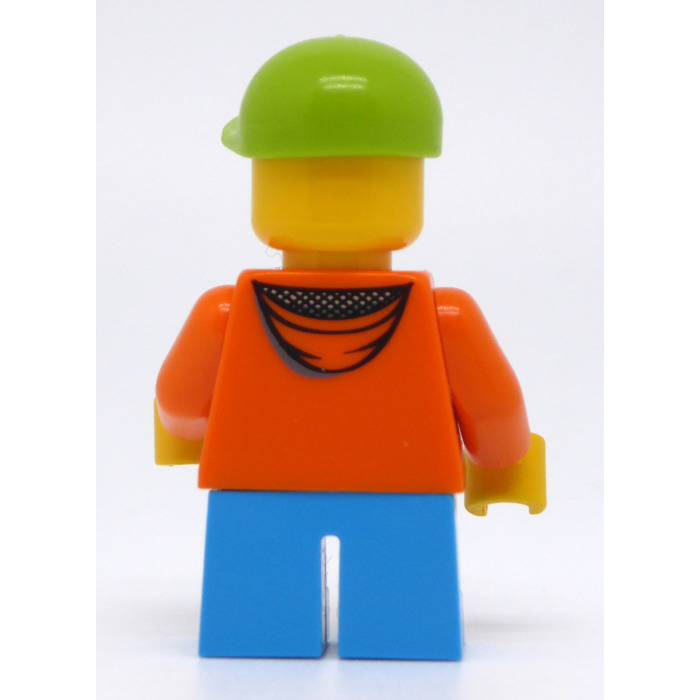 LEGO Boy with Orange Jacket Minifigure | Brick Owl - LEGO Marketplace