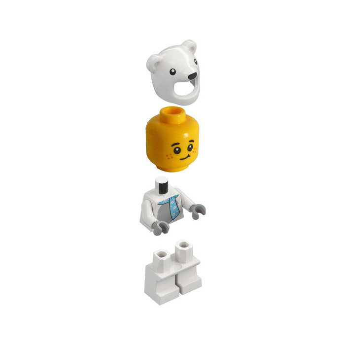 LEGO Boy with Polar Bear Costume Minifigure | Brick Owl
